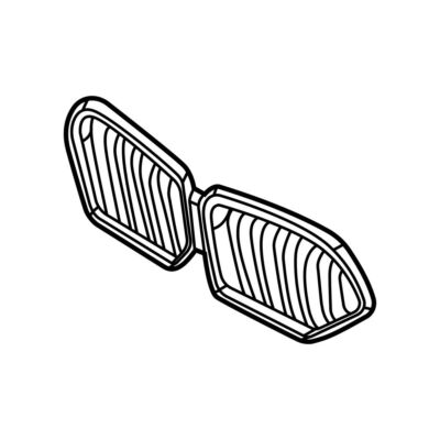 Genuine OEM Front Upper Grille For BMW X6 51138745303 | eBay