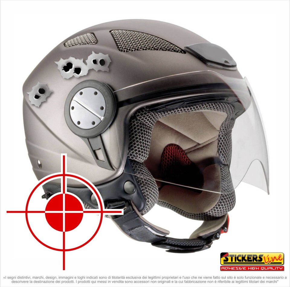 Stickers Rapid Bullet Shot Machine Gun Holes Gun Pellets Rifle Hole ...