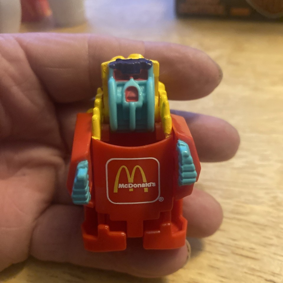Vintage McDonald's Large French Fry 1987 Changeables/Transformer Happy ...