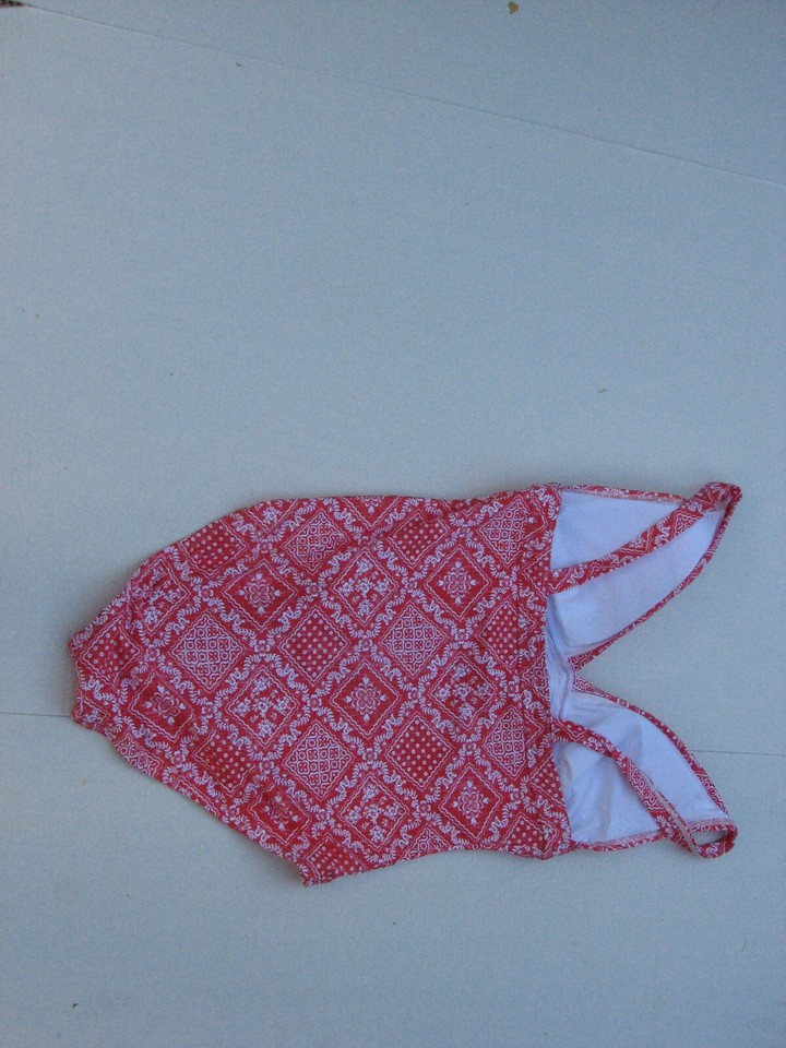 NWT Reyn Spooner Women Pink Diag Lahaina V Neck 1 PC Bathing Suit | eBay