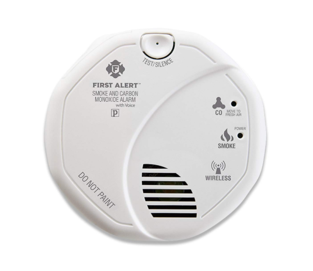 First Alert Wireless Smoke & Carbon Monoxide Alarm White (FAT1039839 ...