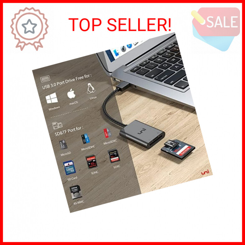 uni SD Card Reader, High-Speed USB 3.0 to Micro SD Card Adapter ...
