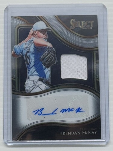 2021 Select Brendan McKay Signature Memorabilia Jersey Relic Auto #81/ ...