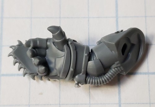 Warhammer 40k Chaos Space Marines Bits Terminator Engraved Chainfist | eBay