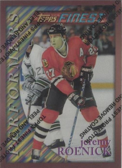 1995-96 Topps Finest - Jeremy Roenick #175 Refractor for sale online | eBay