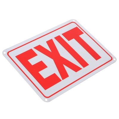 Exit Sign Emergency Sign Exit Indicator Sign Reflective Sign Aluminum ...