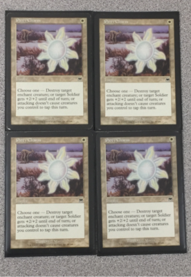 MTG - PIETY CHARM 4x PLAYSET- ONSLAUGHT - COMMON - INSTANT- LP | eBay