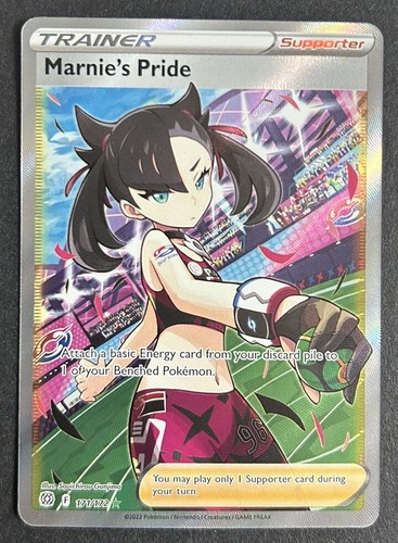 Marnie's Pride 171/172 Brilliant Stars Full Art Ultra Rare Pokemon TCG ...