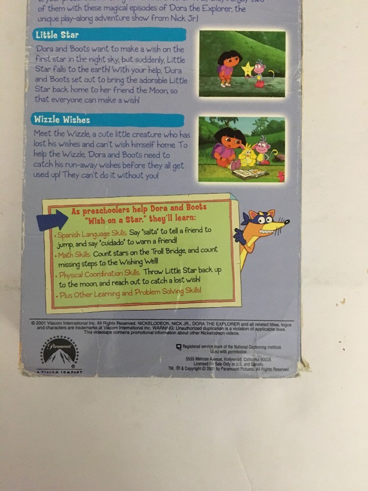 Dora The Explorer Wizzle Wishes