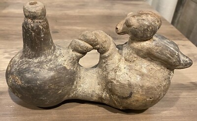 Pre Columbian Double Chamber Vessel, Central America , c.AD 300-800 | eBay