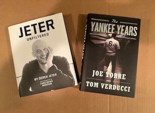 NY Yankees - 2 Hardcover Book Bundle Torre & Jeter | eBay