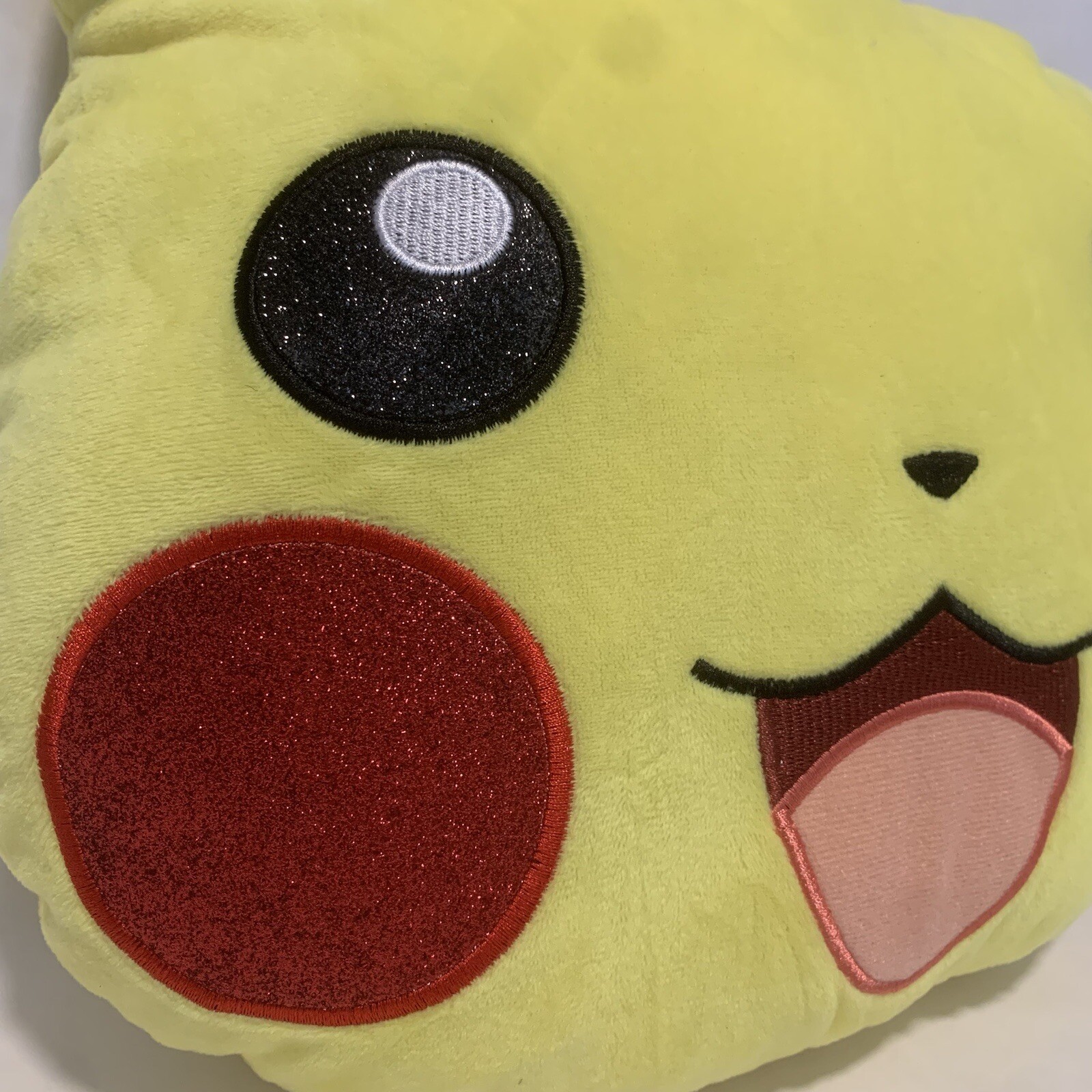 NWT! Very Cute Giant Pokemon Pikachu Plush Face Pillow 17” x 23” Toy ...