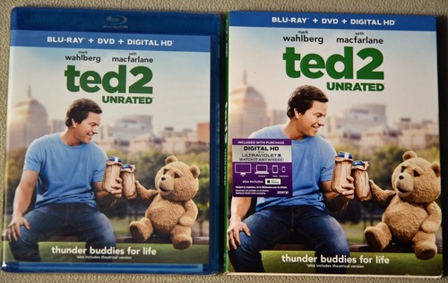 NEW- Ted 2 Blu-ray & DVD Mark Wahlberg Seth MacFarlane & Amanda ...