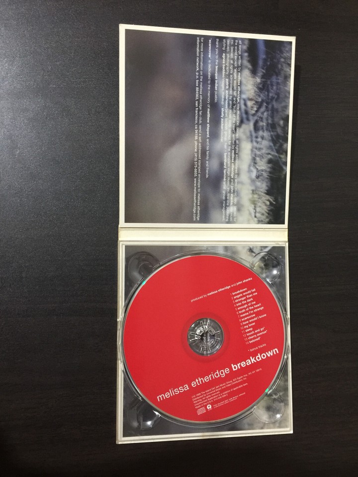 melissa etheridge breakdown cd album digipak 1999 | eBay