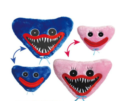 POPPY PLAY TIME Face cushion Huggy waggy & Kissy Missy set | eBay