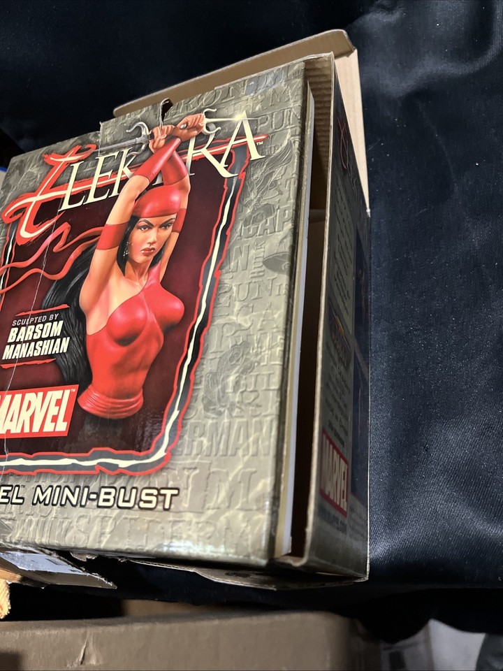 Randy Bowen Elektra Marvel Mini Bust Sculpted By Barsom Manashian 0730/2500 | eBay UK