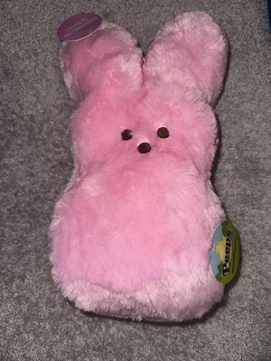 Peeps 15" Plush Fuzzy Stuffed Easter Bunny Rabbit NWT Pink Marshmallow ...