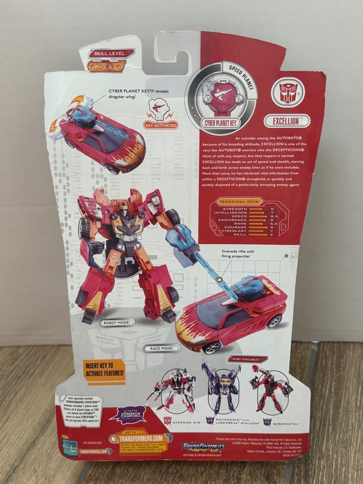 Transformers Cybertron Autobot EXCELLION Hot Rod tribute MOSC | eBay UK