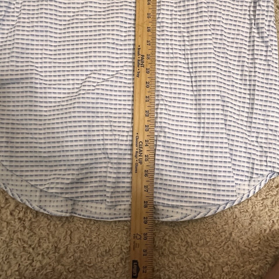 Men’s Robert Graham Plaid LS Button Up Dress Shirt XL Fancy Cuff White ...