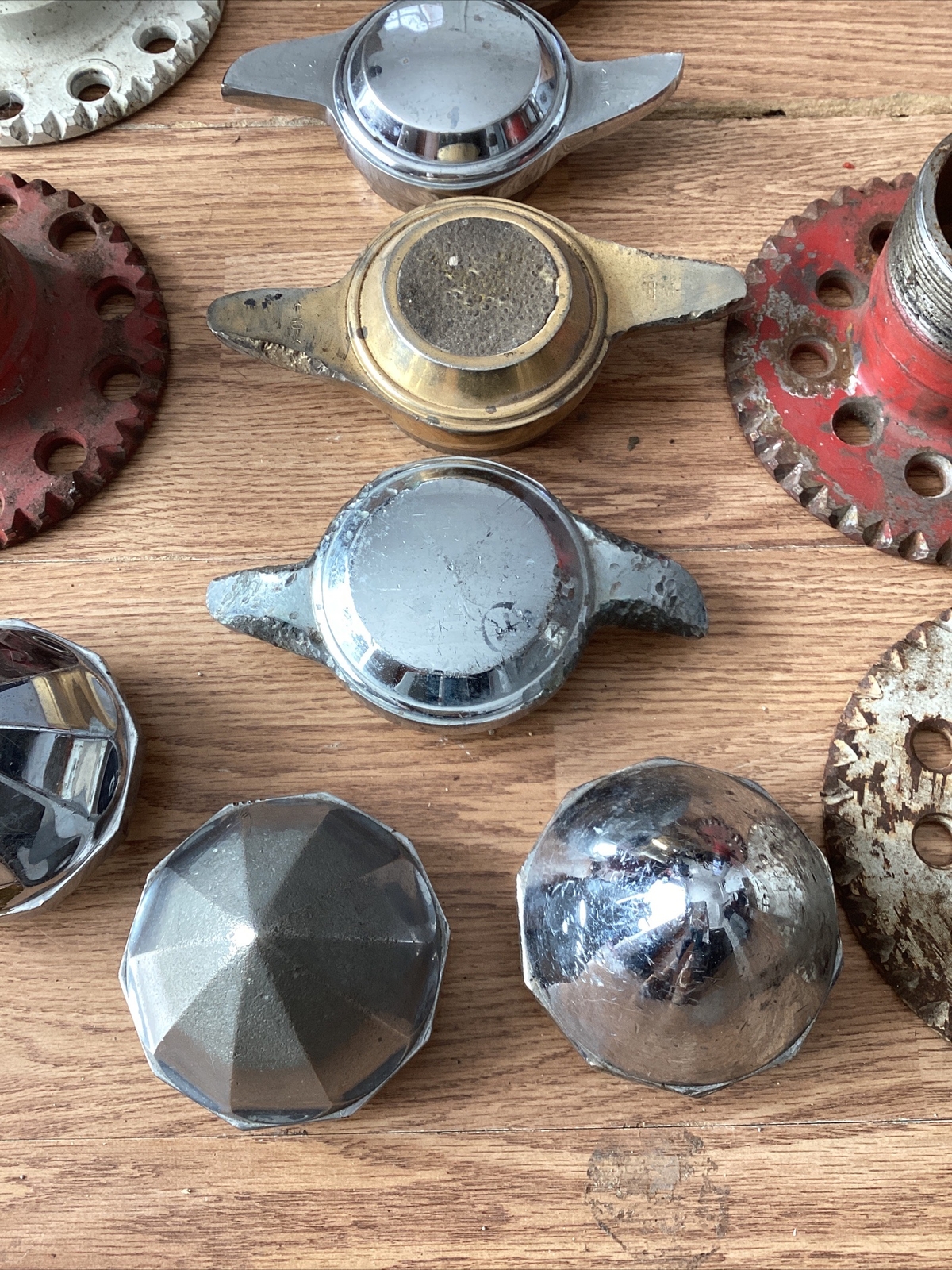 Universal Wire Wheel Adapters, Bullet Knock Off Caps, 2 Bar Spinner ...