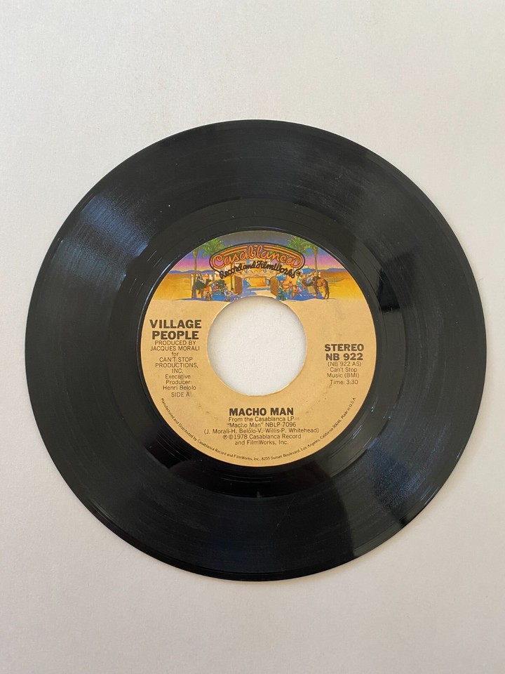 Village People – "Macho Man" Vinyl, 7", 45 RPM, Single Pop, Disco 1978 ...