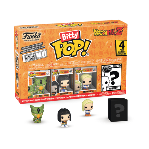 Funko Bitty Pop! Anime Dragon Ball Z First Form Cell, Android 17 ...