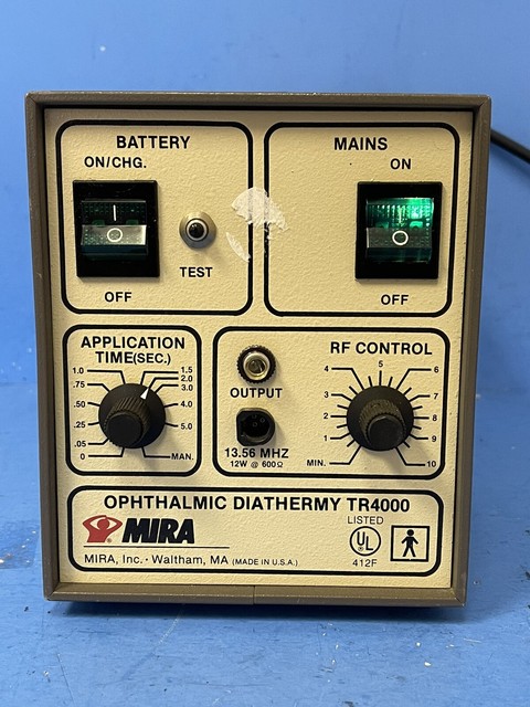 MIRA TR4000 Ophthalmic Diathermy 30 Day for sale online | eBay