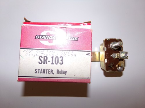 inStarter Relay Standard SR-103 NORS in original box | eBay