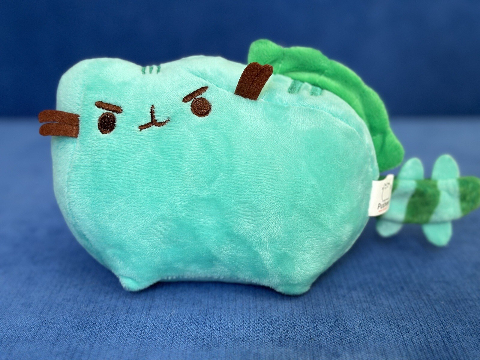 GUND Pusheen Pusheenosaurus 9" Plush Dinosaur Cat Kitten Stegosaurus ...