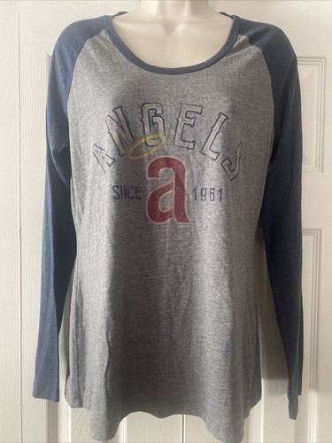 Genuine Merchandise Angels Baseball Long Sleeve Size Medium | eBay
