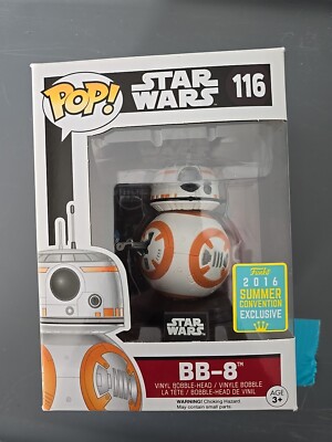 Funko Pop! Vinyl: Star Wars - BB-8 (Thumbs Up) - San Diego Comic Con ...