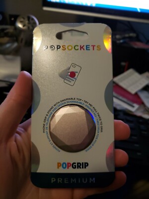 Popsocket Diamond Rose Gold Popgrip Swappable Top Pop Sockets Authentic ...