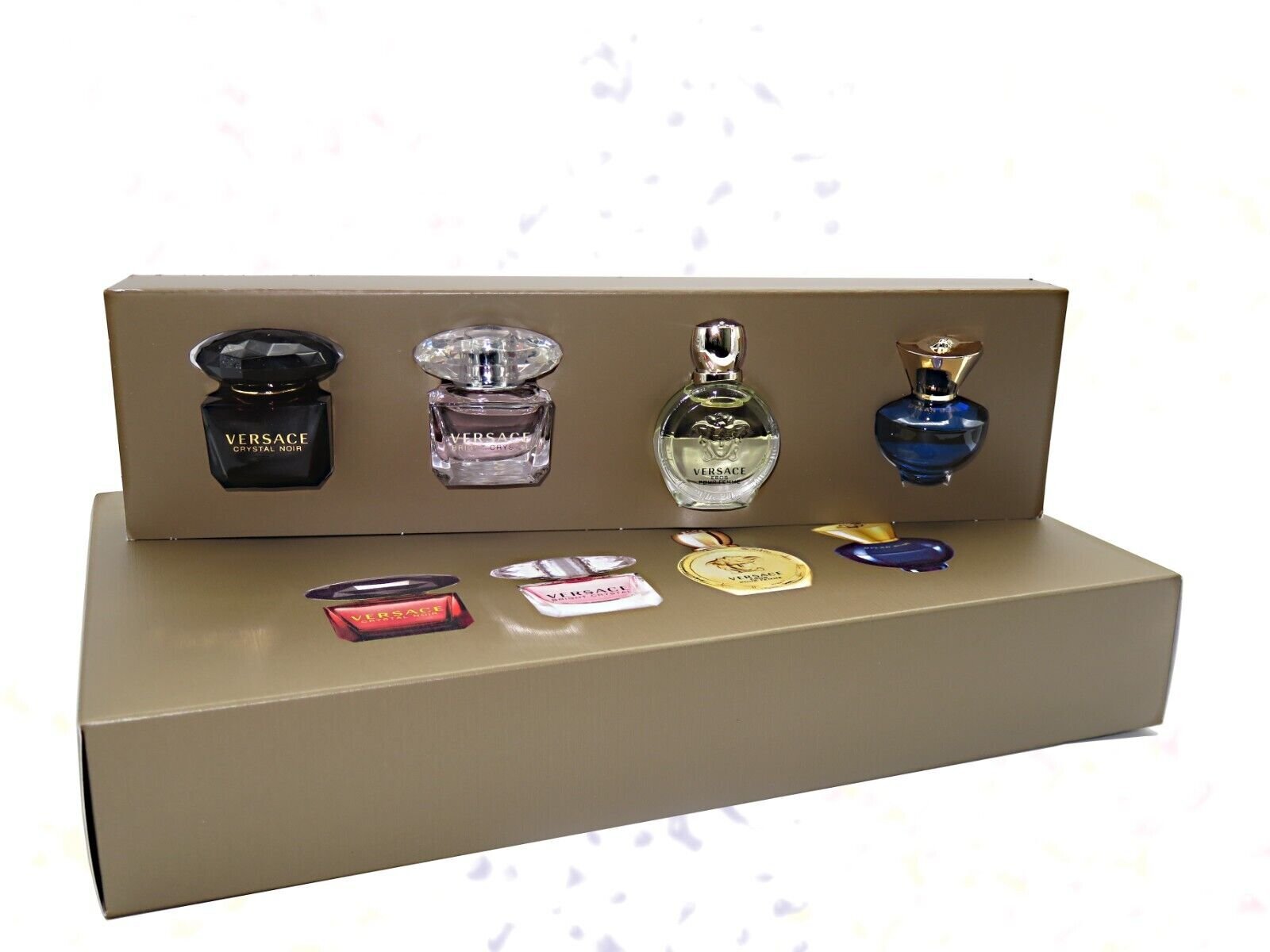 Versace Gifts & Sets Womens Splash Mini Set (Noir, Yellow, Turquise and ...