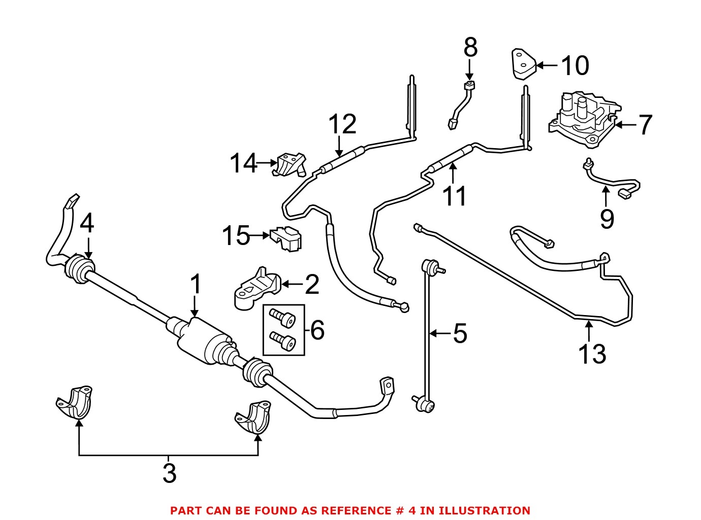Genuine OEM Front Suspension Stabilizer Bar Bushing For BMW 37116771932 ...