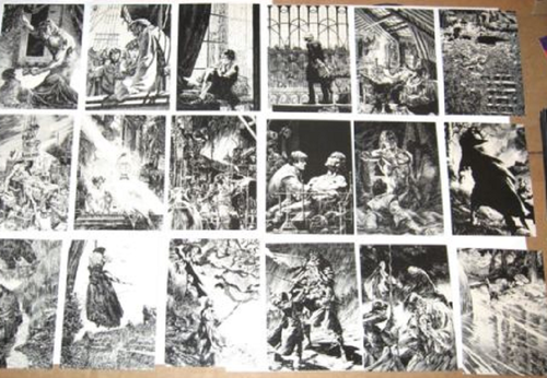 Bernie Wrightson card set 90, 1993 FPG Frankenstein Swamp Thing ...