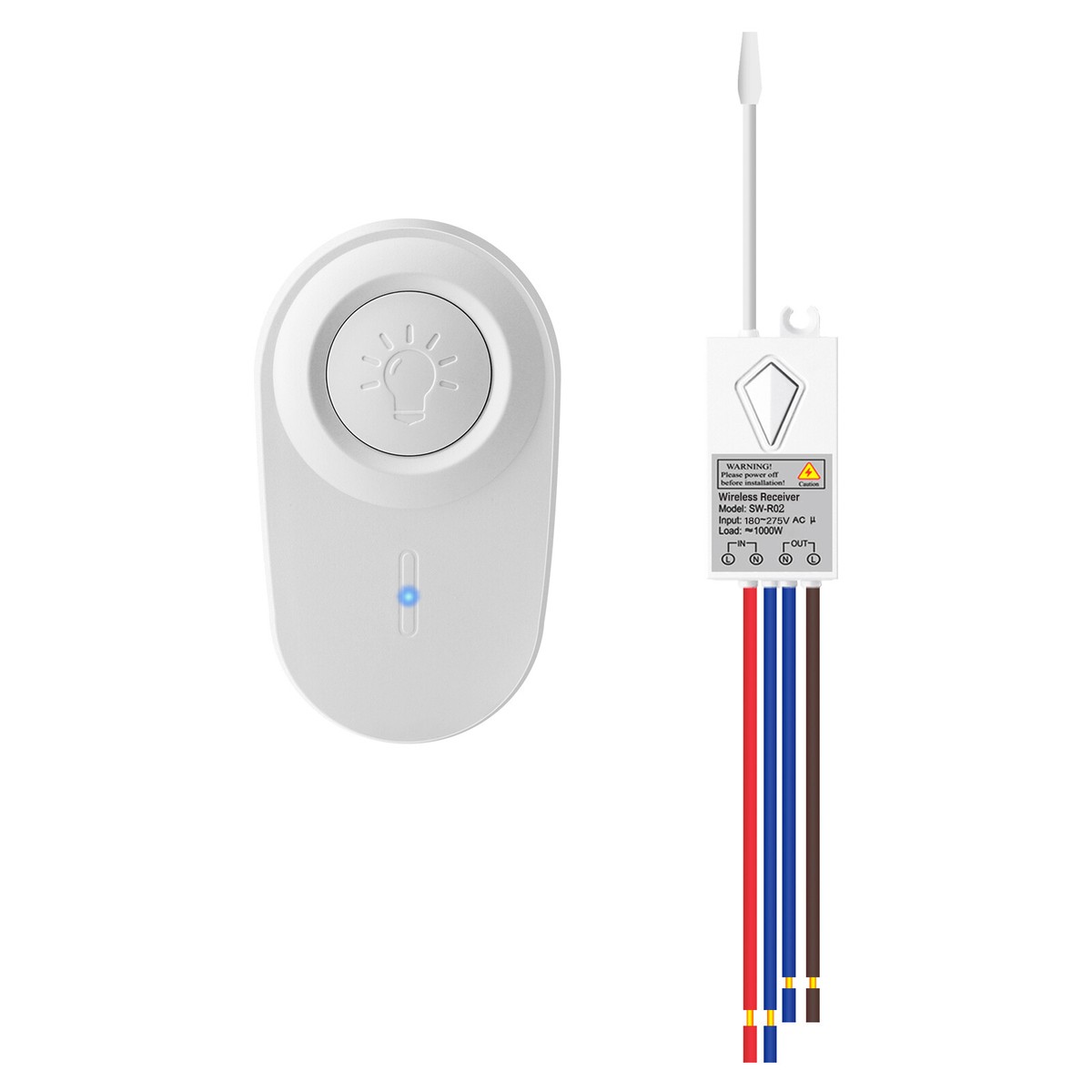 Remote Light Switch Kit Wireless Light Switch Kit, 1 Gang Switch