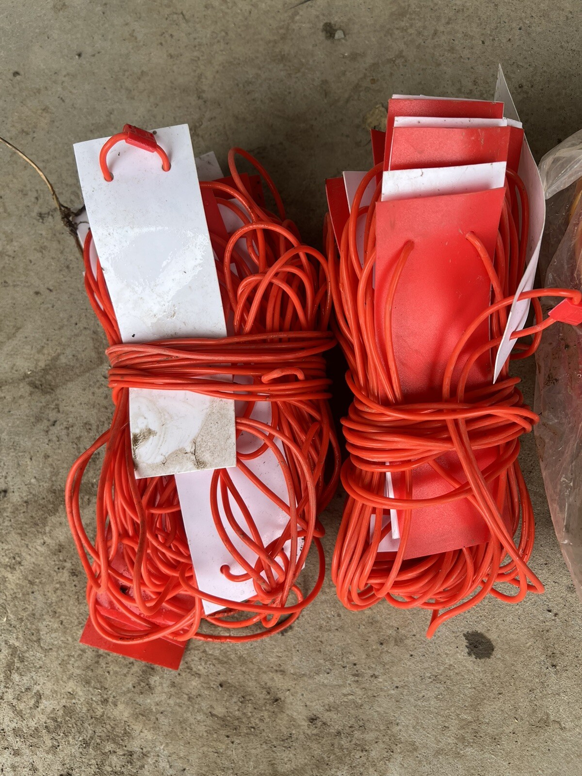 Reflective Hazard Bunting Caution Marker Rope Safety Pendant Flag Red ...