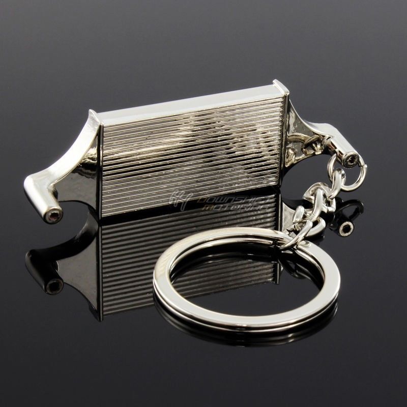 Universal Car Parts Racing Front Mount Intercooler Keychain Keyring Fob ...