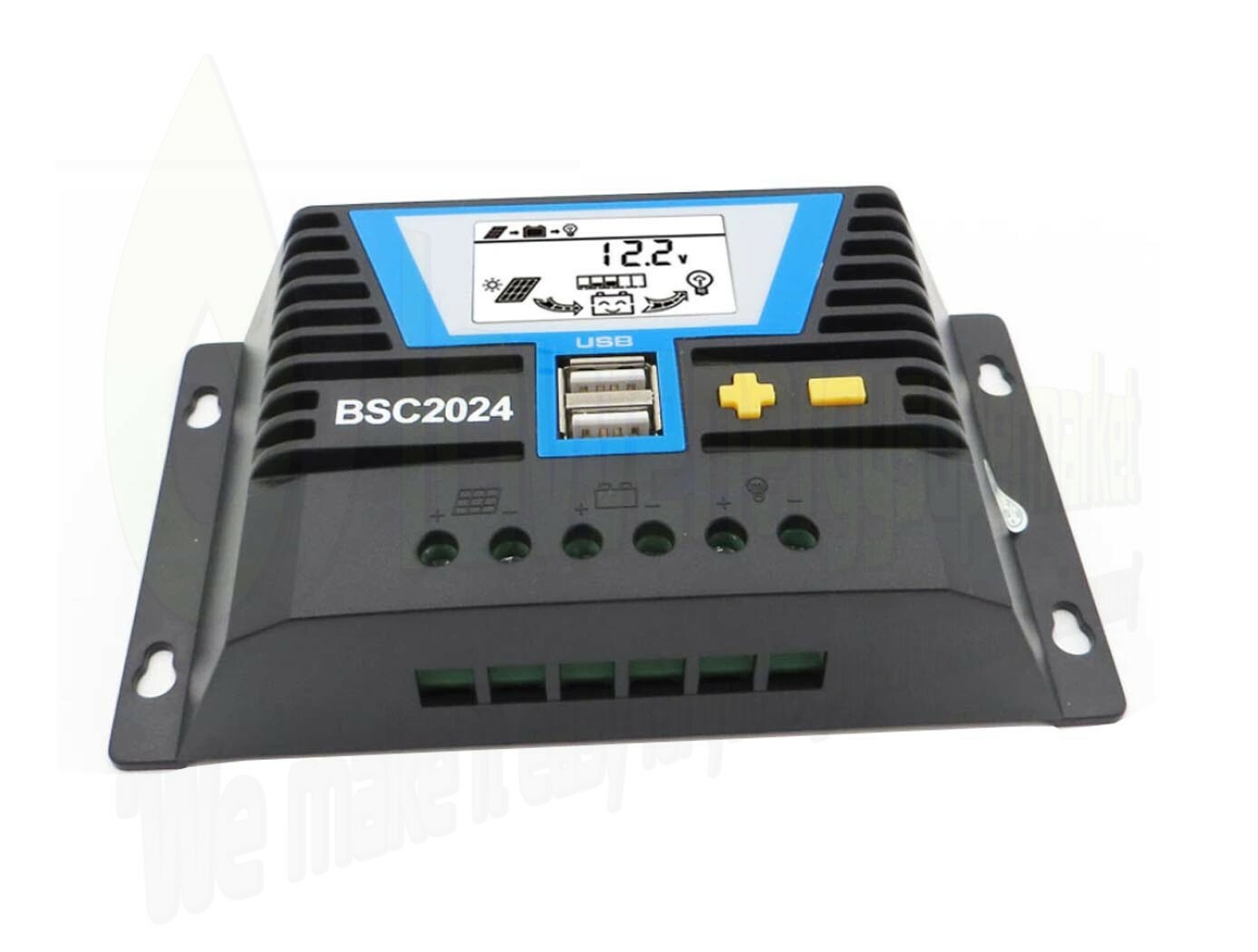 10A/20A 12V/24V LCD Solar Panel Lithium Battery Regulator Charge ...