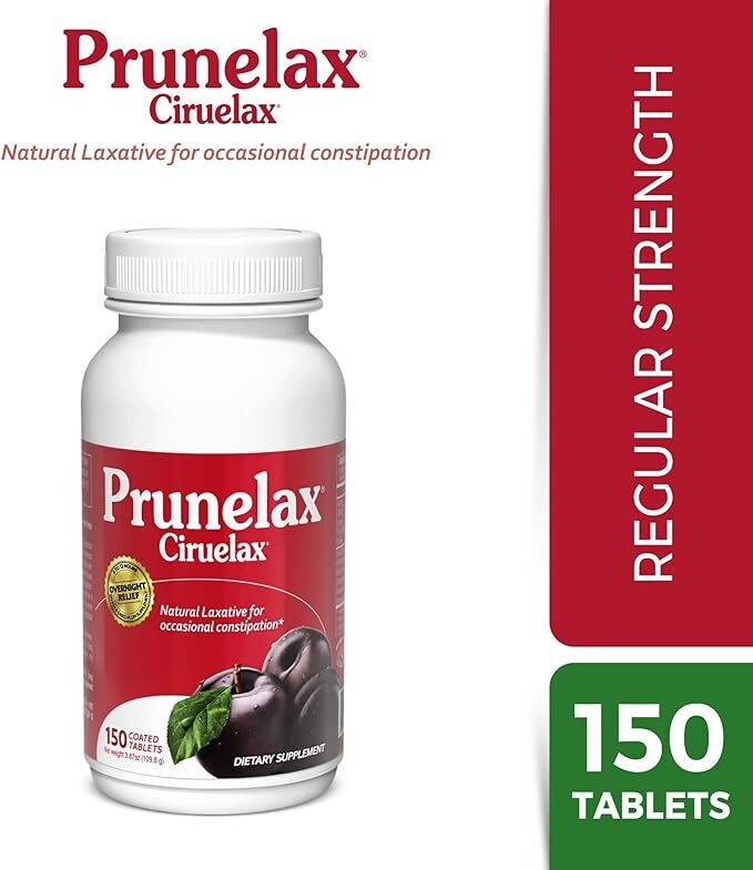 Prunelax Ciruelax Laxative Regular Strength Tablets for Constipation ...
