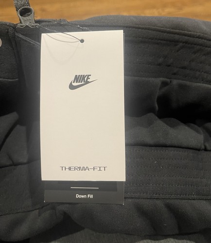 $350 Nike RFID Tech Therma-Fit Black Puffer Jacket Winter Coat Men M ...