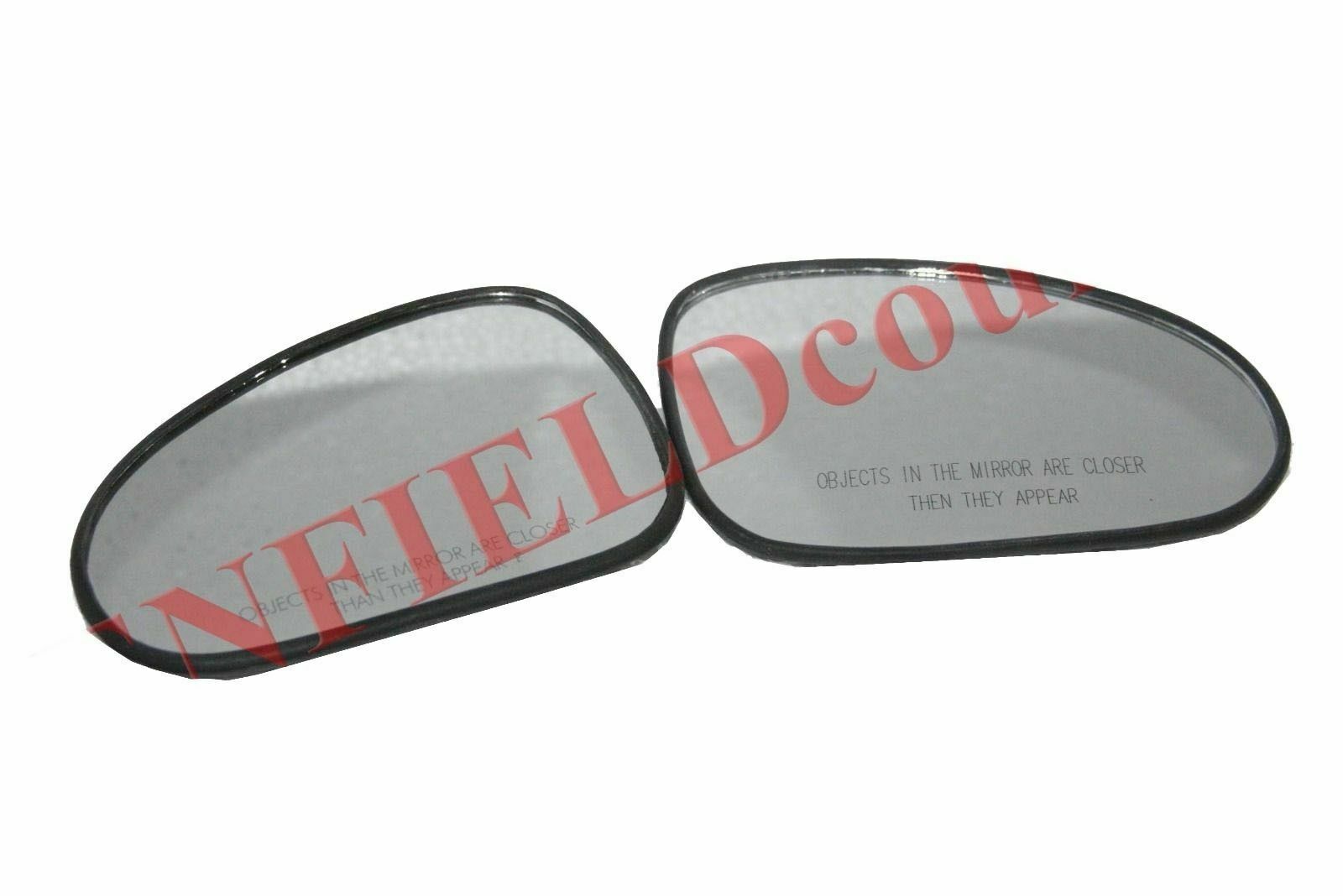 Orvm Convex Wing Door Glass Mirror Set With Base Plate Chevrolet Spark ...