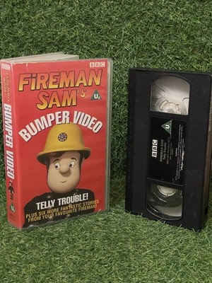 Fireman Sam’s Bumper Video – Telly Trouble! (VHS, BBC) Vintage 90s Kids ...