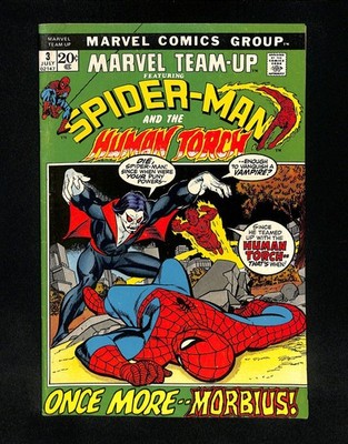 Marvel Team-Up #3 Morbius! Human Torch! Spider-Man! Marvel 1972 | eBay