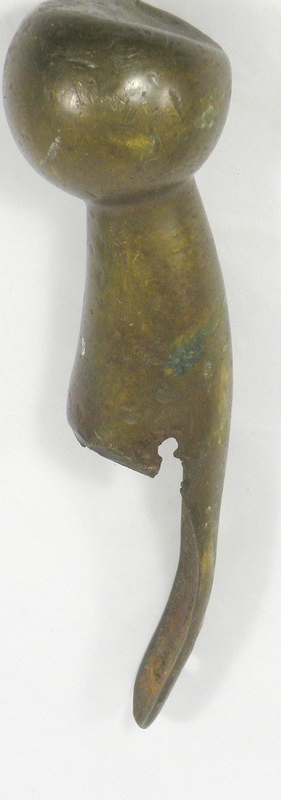 SOLID BRASS 1 1/2" diam. Horse HAMES KNOBS 7" long, Walking Sticks ...