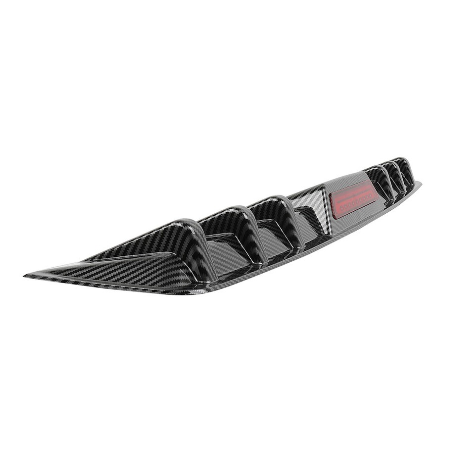 2023-2024-2025 Acura Integra LED Rear Diffuser 6 Fins Splitter Spoiler ...