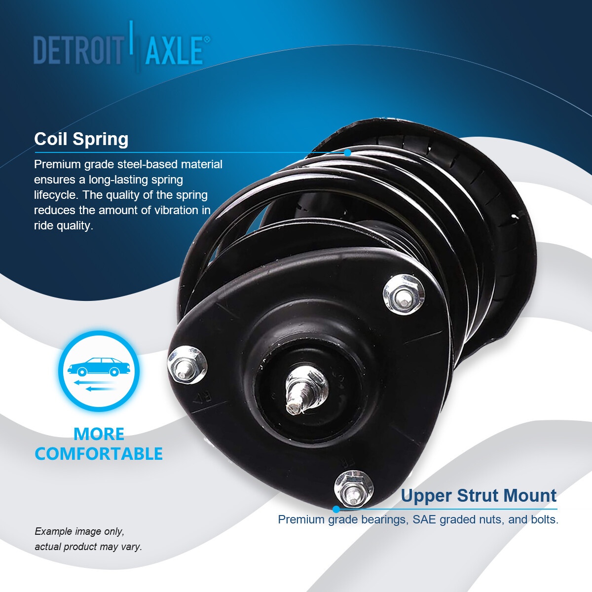 Front Right Strut w/ Coil Spring Assembly for 2005 2006 2007 Honda ...