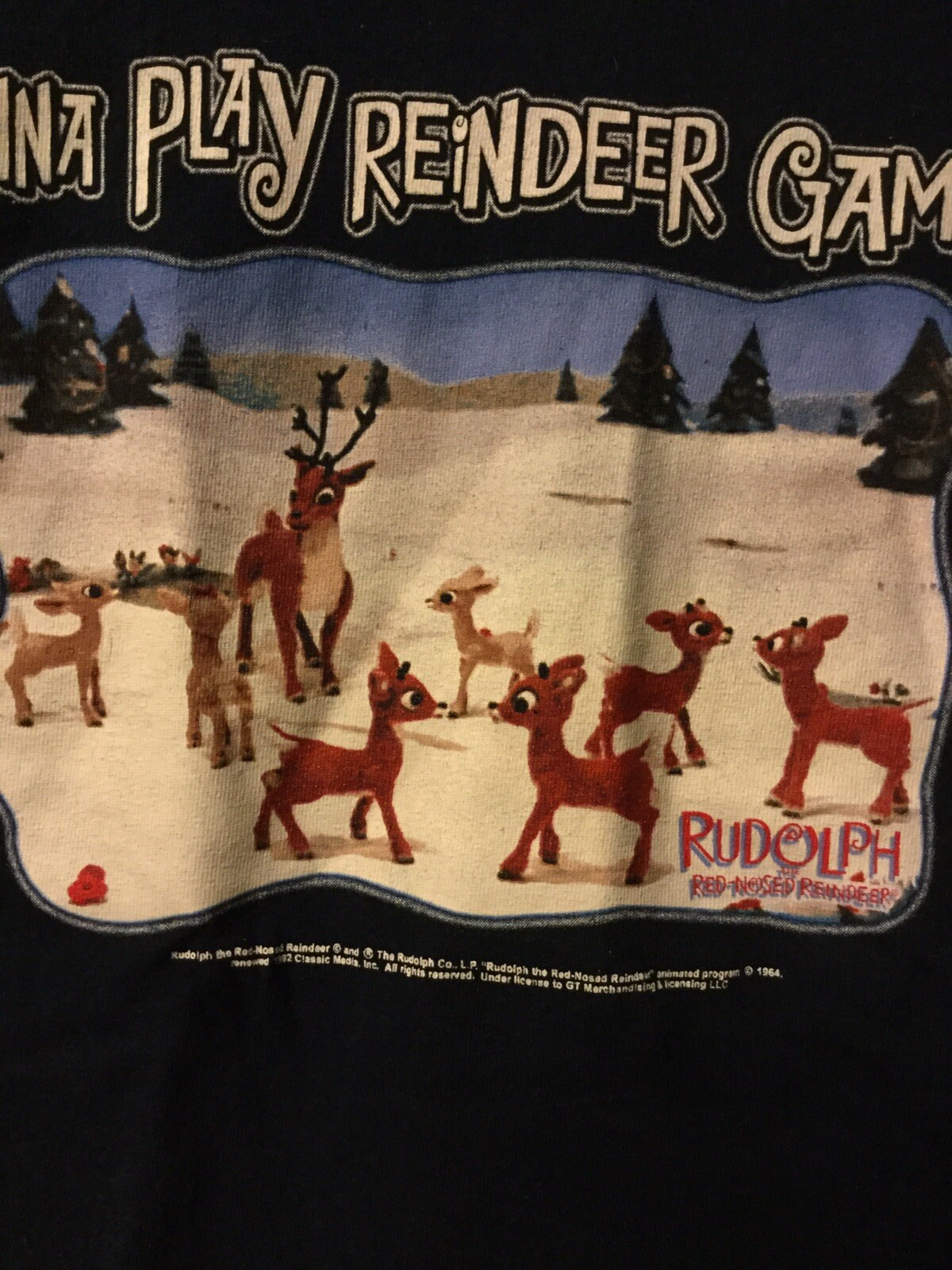 Rudolph The Red Nosed Reindeer. Shirt. 1992. B… - Gem