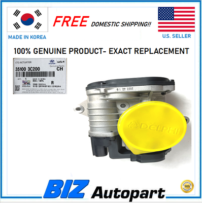 GENUINE ETC-ACTUATOR THROTTLE BODY FOR HYUNDAI 2006-2012 OE #35100 ...