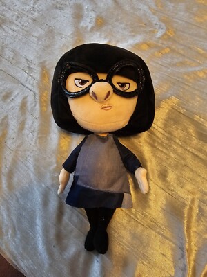 Disney Pixar Edna Mode Plush Doll 12" The Incredibles 2 Stuffed Toy | eBay